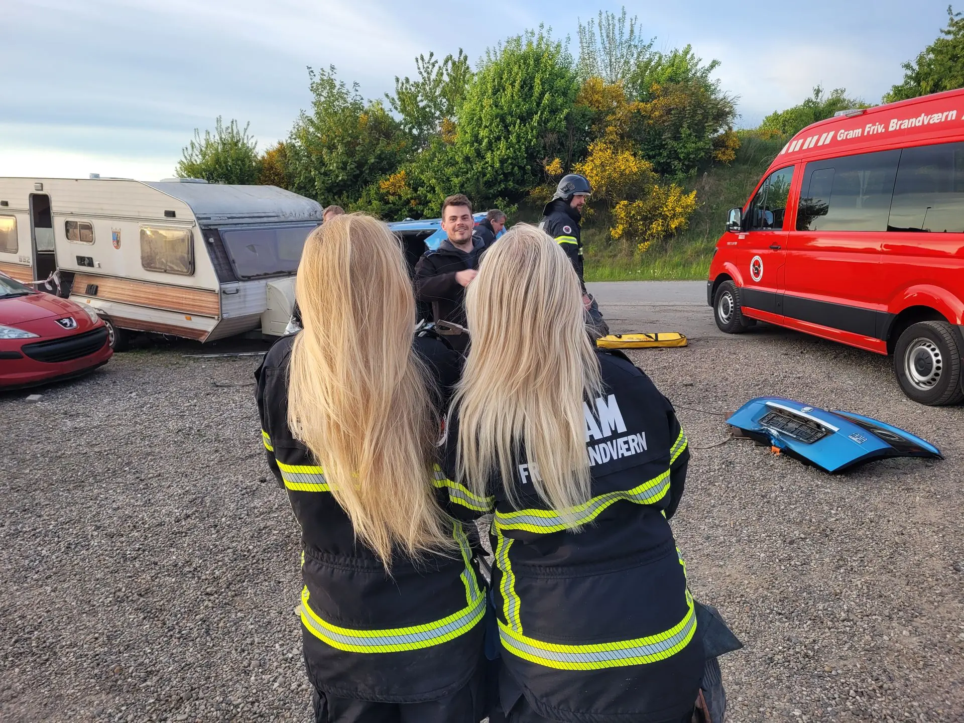 Færdselsuheld! – men kun en øvelse | 6510 NYT